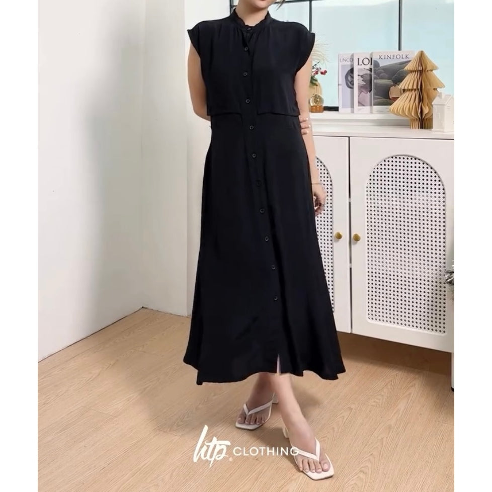 HTP Button Down Maxi Dress – HTP Clothing